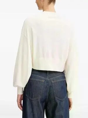 BENETTON Mock-neck Cropped Sweater