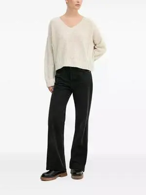 BENETTON V-neck Sweater - Neutrals