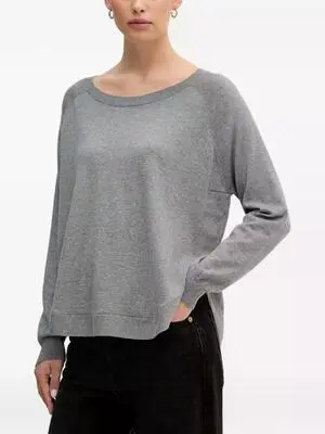 BENETTON Raglan-sleeve Top - Grey