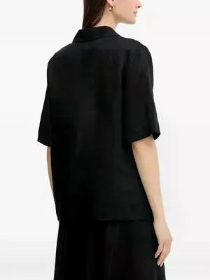 BENETTON V-neck Collared Blouse