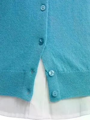 BENETTON Long-sleeve Buttoned Cardigan
