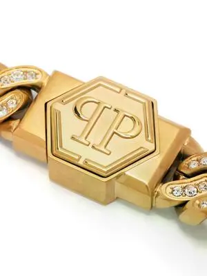 Philipp Plein Hexagon Crystal-embellished Bracelet