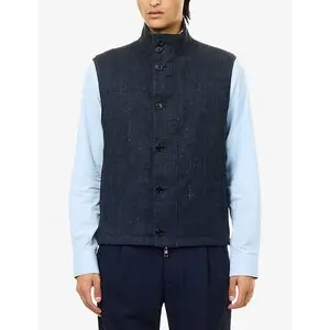 Dunhill Reversible Linen Flannel Gilet