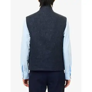 Dunhill Reversible Linen Flannel Gilet