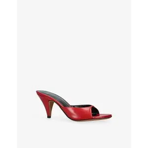 JUDE Haze Leather Heeled Mules