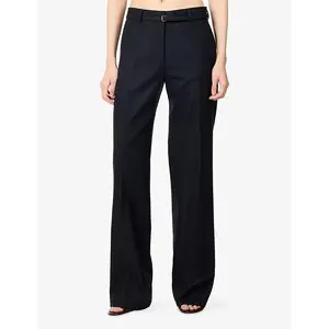 Dries Van Noten Presta Straight-leg Wool-blend Trousers
