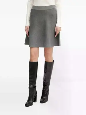 BENETTON A-line Mini Skirt - Grey