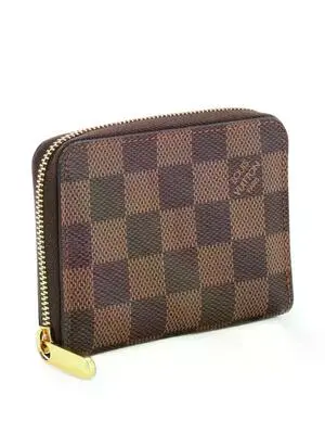 LOUIS VUITTON Zippy Coin Purse Damier Pouch