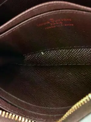 LOUIS VUITTON Zippy Coin Purse Damier Pouch