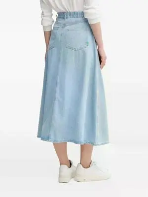 BENETTON A-line Denim Skirt