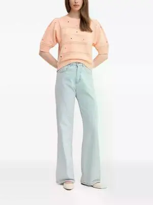 BENETTON Embroidered Cotton Sweater