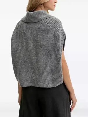 BENETTON Ribbed Short-sleeve Sweater
