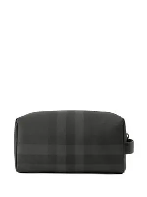 Burberry Check-pattern Travel Pouch