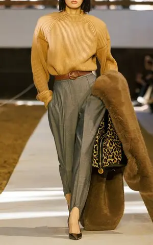 STELLA MCCARTNEY Wool-blend Twill Stirrup Pants