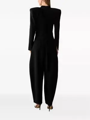 Karl Lagerfeld Structured-shoulder Wide-leg Jumpsuit