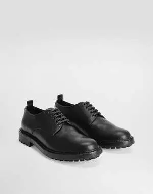 Dolce & Gabbana Calfskin Derby Shoes Lace-ups