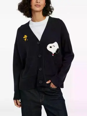 Chinti & Parker Snoopy Peek Pocket Cardigan