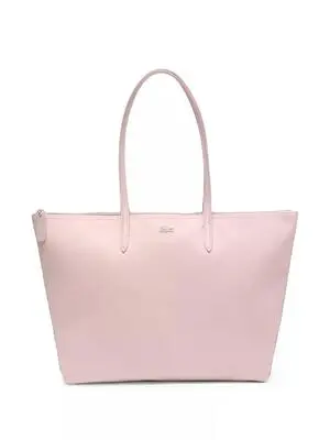 Lacoste Large L.12.12 Concept Logo-plaque Tote Bag - Pink