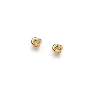 WITH LOVE DARLING Knot Stud Earring - Gold