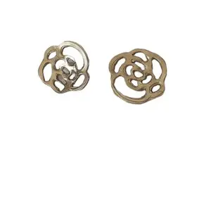 LILY FLO JEWELLERY Roses Earrings In Sterling - Silver