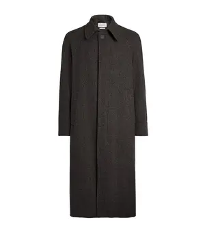 Oliver Peoples Tweed Houndstooth Lothian Coat