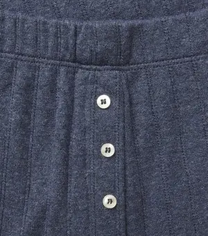 LESET Cotton Pointelle Lounge Trousers