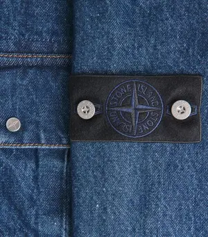 Stone Island Denim Zip-up Overshirt