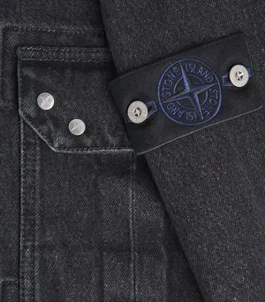 Stone Island Denim Zip-up Overshirt