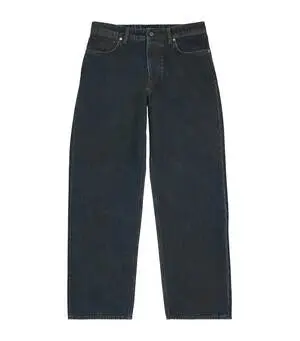 Stone Island Coated Relaxed Jeans - Blue