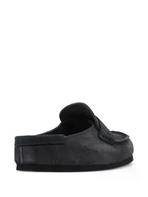 BIRKENSTOCK Naples Wrapped Mules - Grey