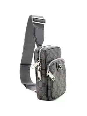 Gucci Ophidia Sling Bag Gg Coated Canvas Mini Crossbody Bag