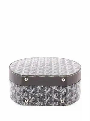 Goyard Alto Hatbox Bag Coated Canvas Satchel