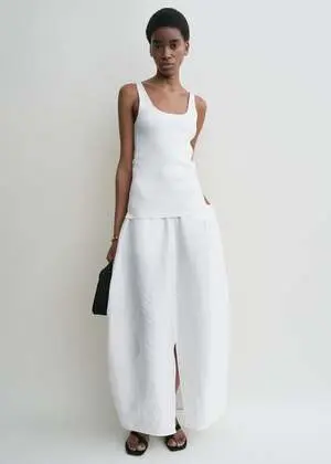 TOTEME Parachute Skirt Petite - White