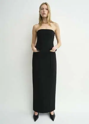 TOTEME Strapless Pocket Dress Petite