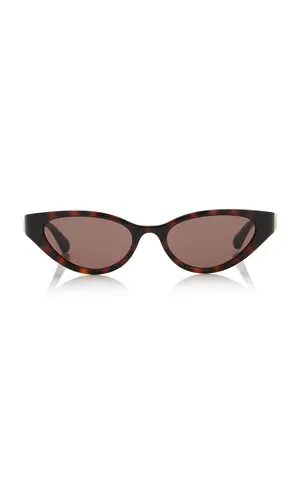 Gucci Cat-eye Acetate Sunglasses - Brown