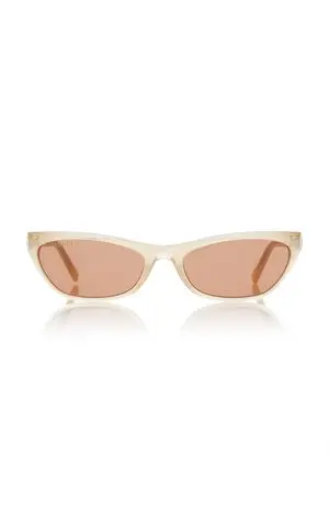 Gucci Cat-eye Acetate Sunglasses - Ivory