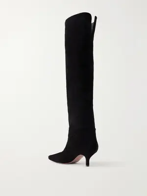 Paris Texas Rose 60 Suede Over-the-knee Boots