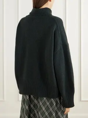 SKALL STUDIO Silene Rib-trimmed Wool Turtleneck Sweater