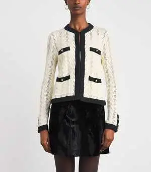 L'Agence Pointelle Zephyra Cardigan