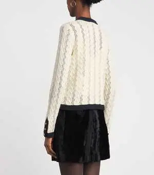 L'Agence Pointelle Zephyra Cardigan