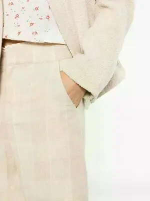 YOUNG N SANG Check-pattern Drawstring Trousers