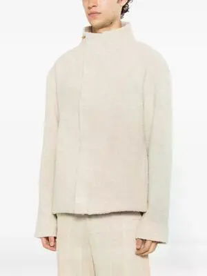 YOUNG N SANG Zip-up Boucle Jacket