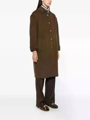 Sandro Button-up Wool Coat