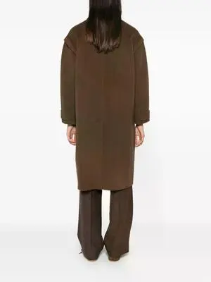 Sandro Button-up Wool Coat