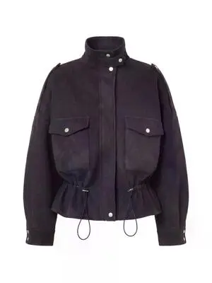 NICHOLAS Drawstring-waist Jacket - Black