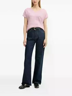 BENETTON V-neck Knitted T-shirt