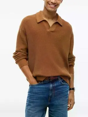 Tommy Hilfiger Ribbed-knit Polo-collar Sweater