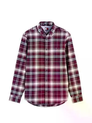 Tommy Hilfiger Check-print Button-down Shirt - Red
