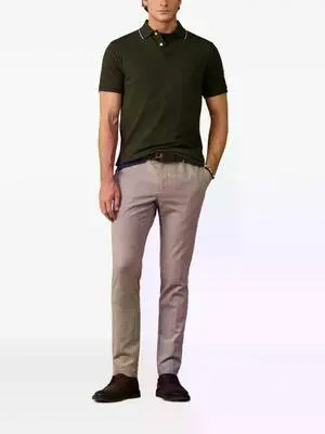 HACKETT  Heritage Tipped Cotton Polo Shirt - Green