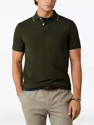 HACKETT  Heritage Tipped Cotton Polo Shirt